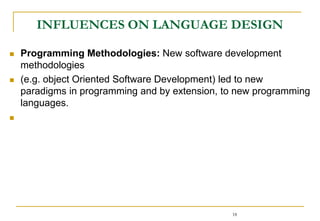 CSCorganization of programming languages | PPT | Free Download