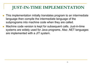 CSCorganization of programming languages | PPT | Free Download