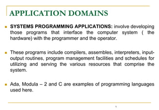CSCorganization of programming languages | PPT