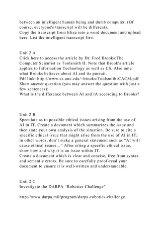 CSC 515 815 Overview of AI Slides - Dr. Gary Locklair.docx