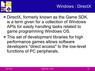 Csc533 ch3a mm_framework | PPT