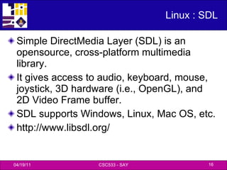 Csc533 ch3a mm_framework | PPT