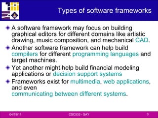 Csc533 ch3a mm_framework | PPT