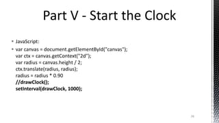 HTML5 Canvas (Wall Clock).pptx