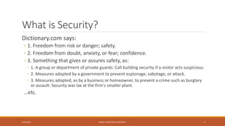 Network security # Lecture 1 | PPTX