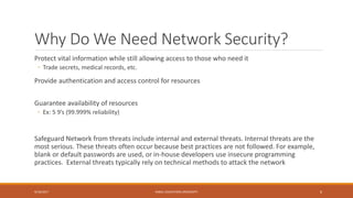 Network security # Lecture 1 | PPTX