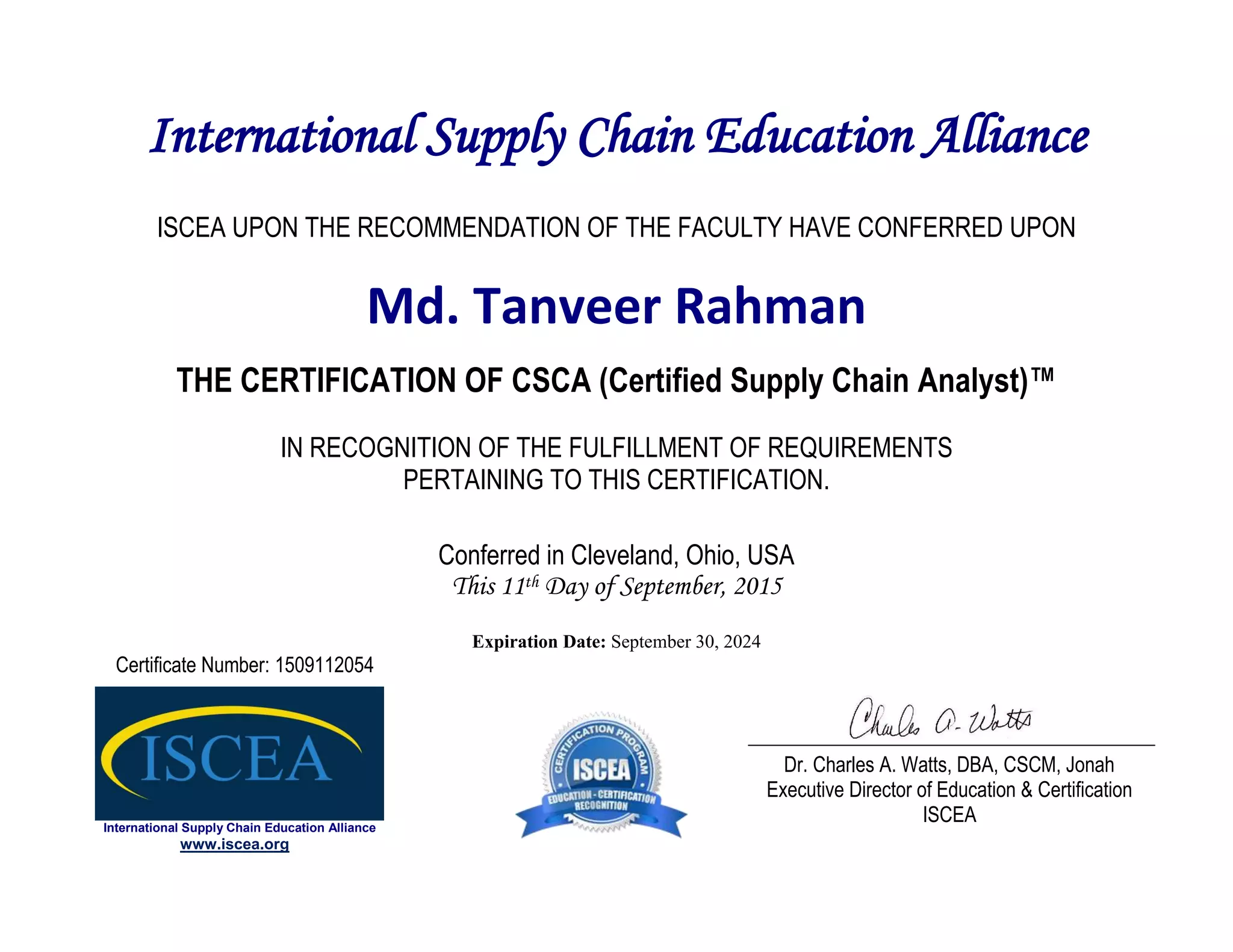 CSCA certification | PPT