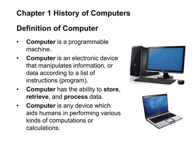 Fundamentals of Computing Chapter 1 | PPT
