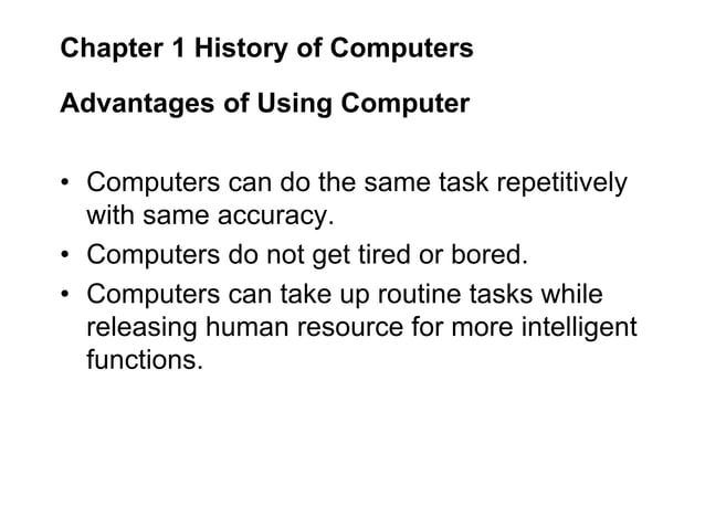 Fundamentals of Computing Chapter 1 | PPT