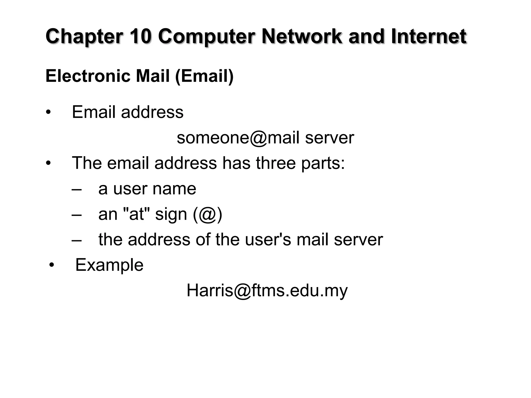 Fundamentals of Computing Chapter 10 | PPT