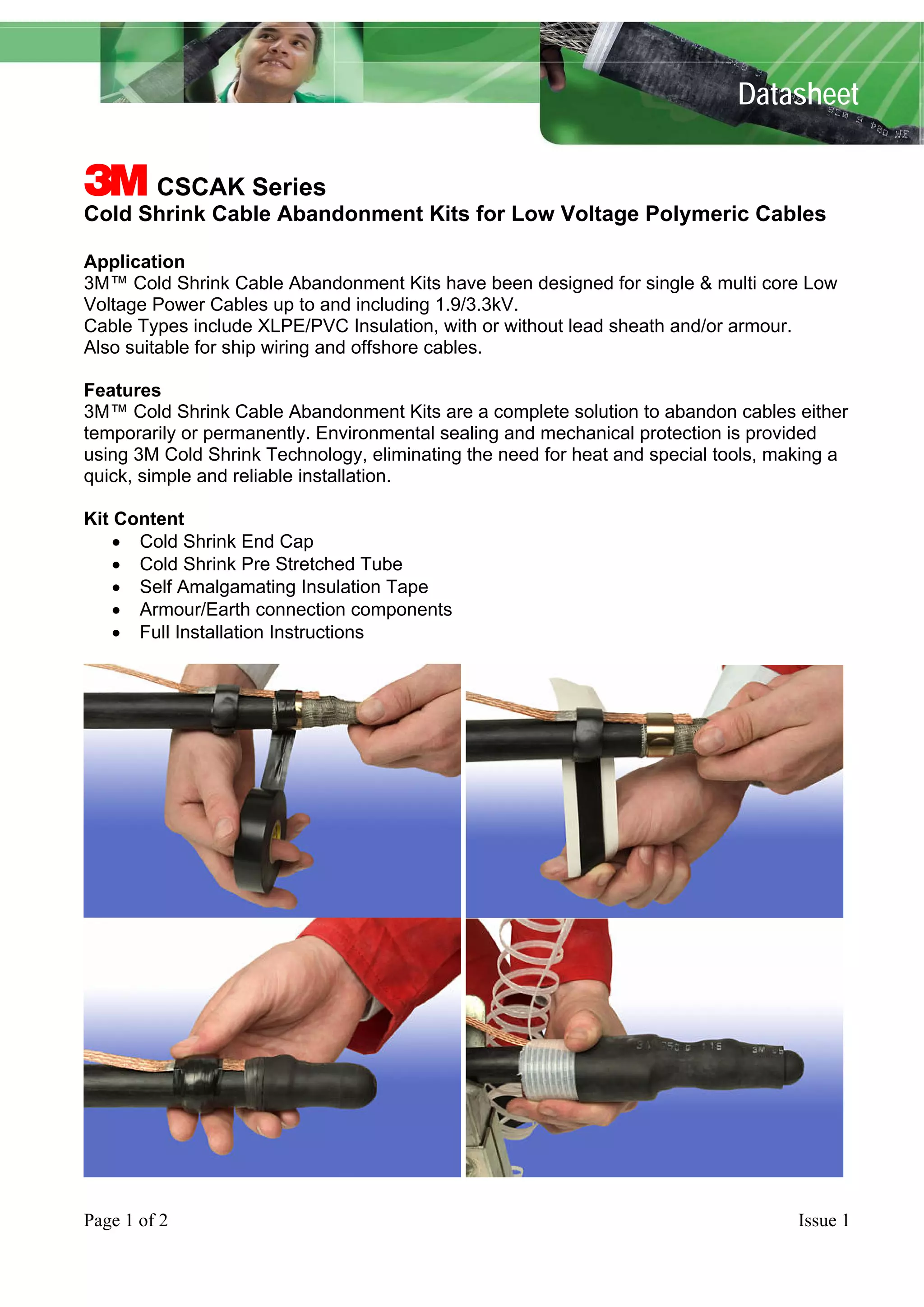 CSCAK1 Cable End Seals | PDF