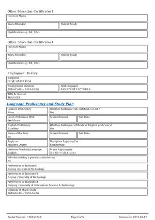 Csc application | PDF