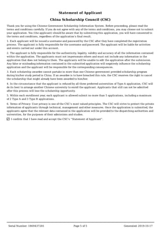 Csc application | PDF