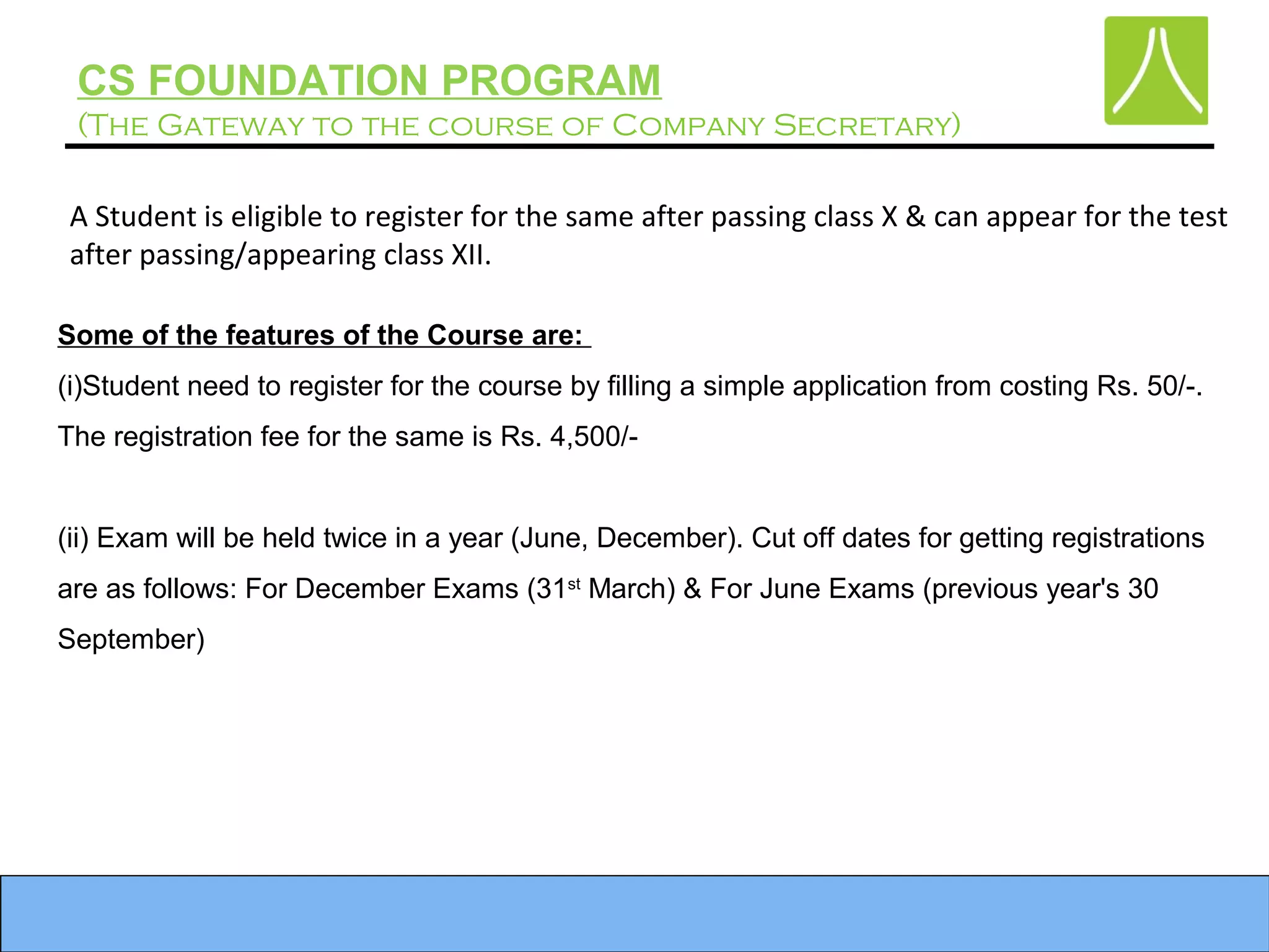 Company Secretary (CS) | PPT