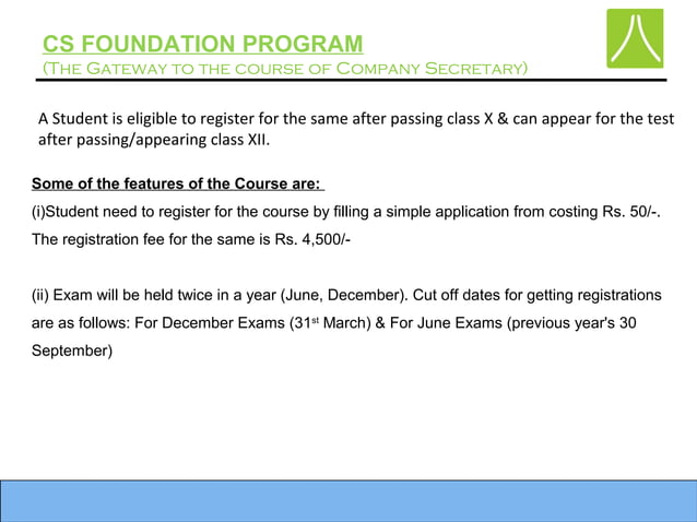 Company Secretary (CS) | PPT