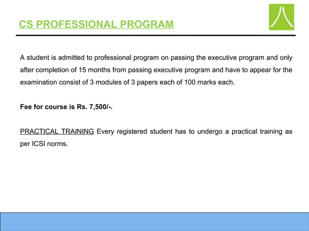 Company Secretary (CS) | PPT