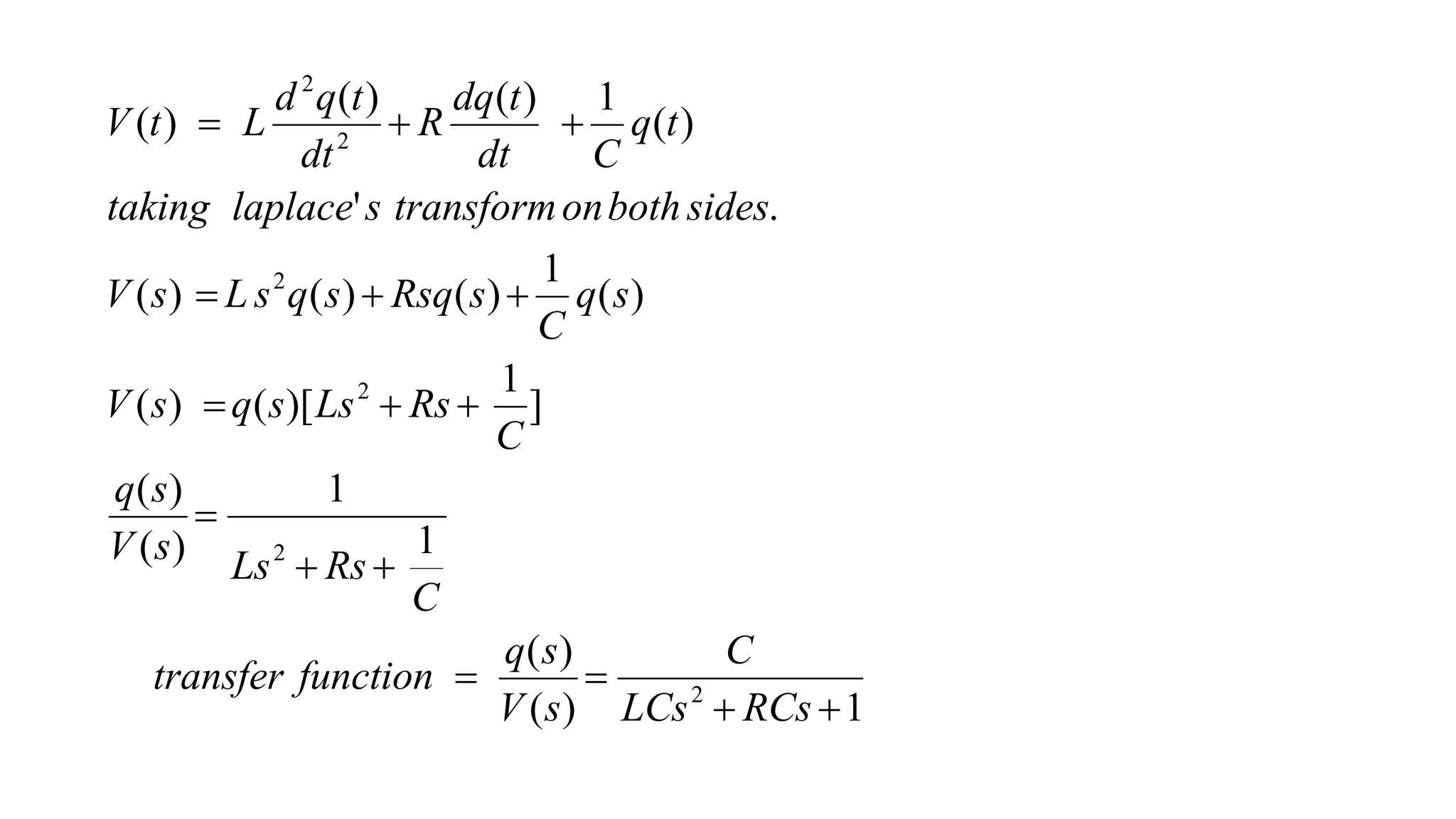 Control Systems Ppt On A Unit Step Response Of A Series Rlc Circuit Pptx Physics Science
