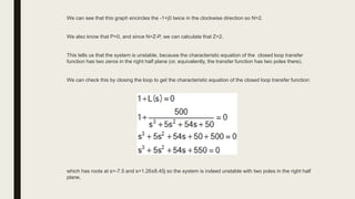 CONTROL SYSTEM PPT ON DETERMINATION OF SABILITY OF SYSTEM USING NYQUIST ...