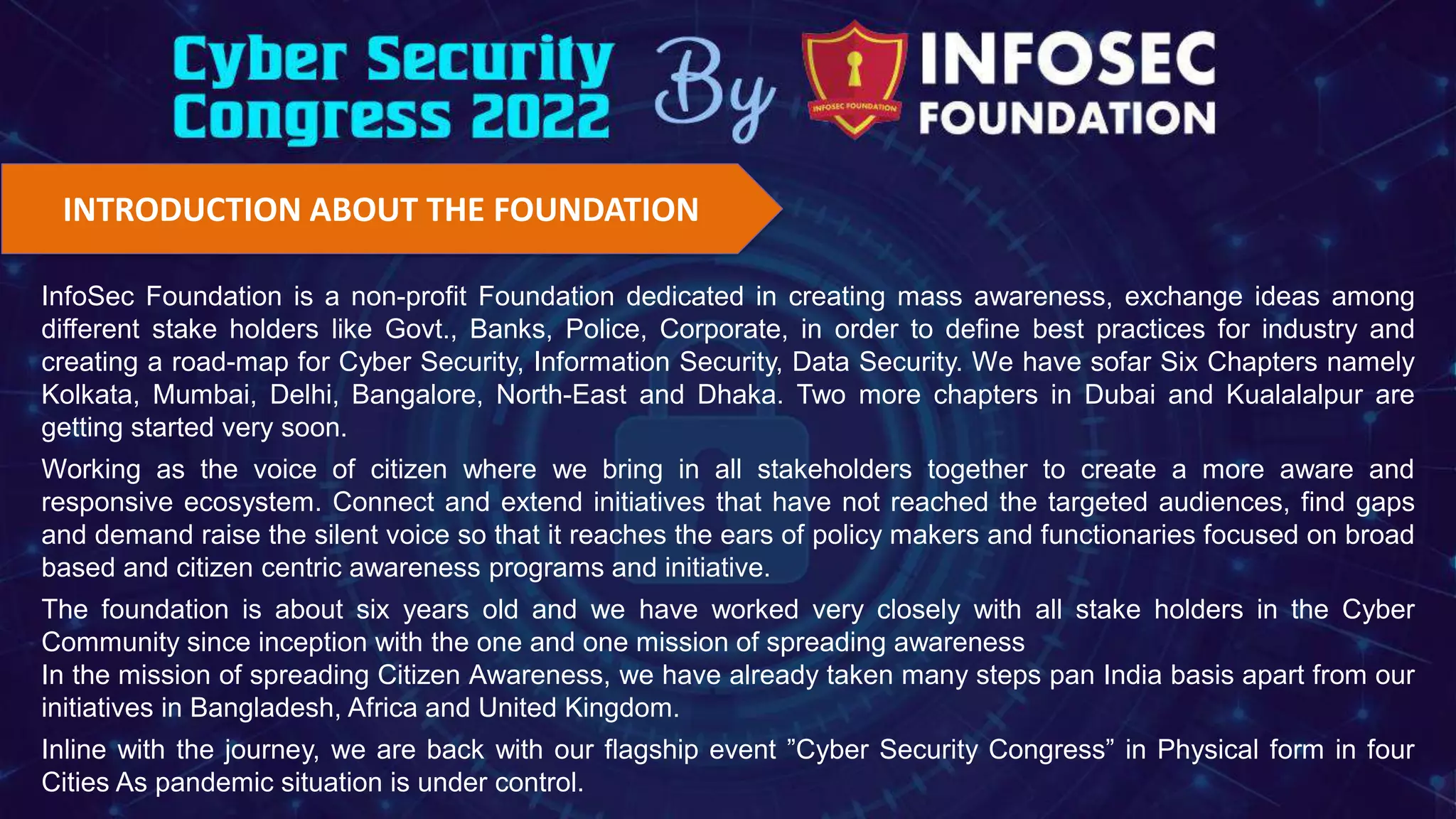 Cyber Security Congress Bangalore | PDF