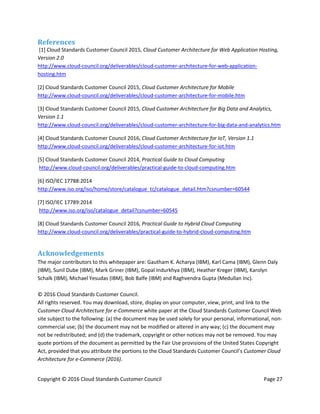 Cscc cloud-customer-architecture-for-e commerce | PDF