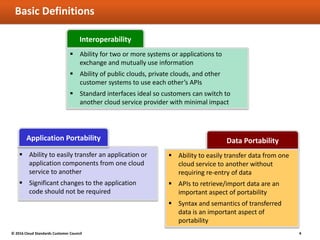 Interoperability and Portability for Cloud Computing: A Guide | PDF