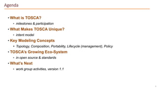 OASIS TOSCA: Cloud Portability and Lifecycle Management | PDF