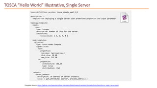 OASIS TOSCA: Cloud Portability and Lifecycle Management | PDF