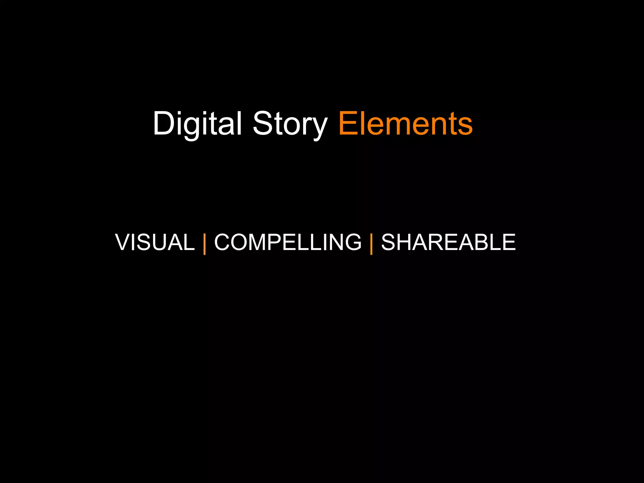 Digital storytelling (CSCC2016) | PPT