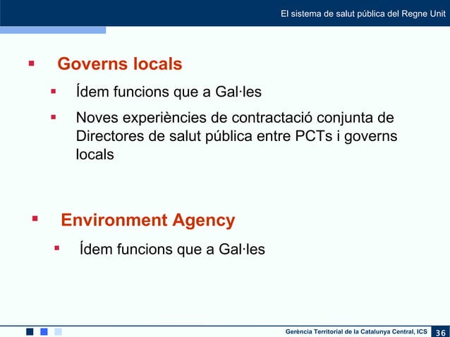 El sistema de salut publica del Regne Unit | PPT