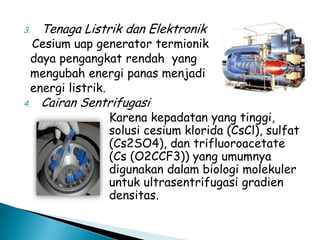 Cs (cesium) | PPTX