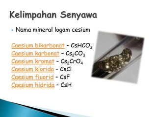 Cs (cesium) | PPTX