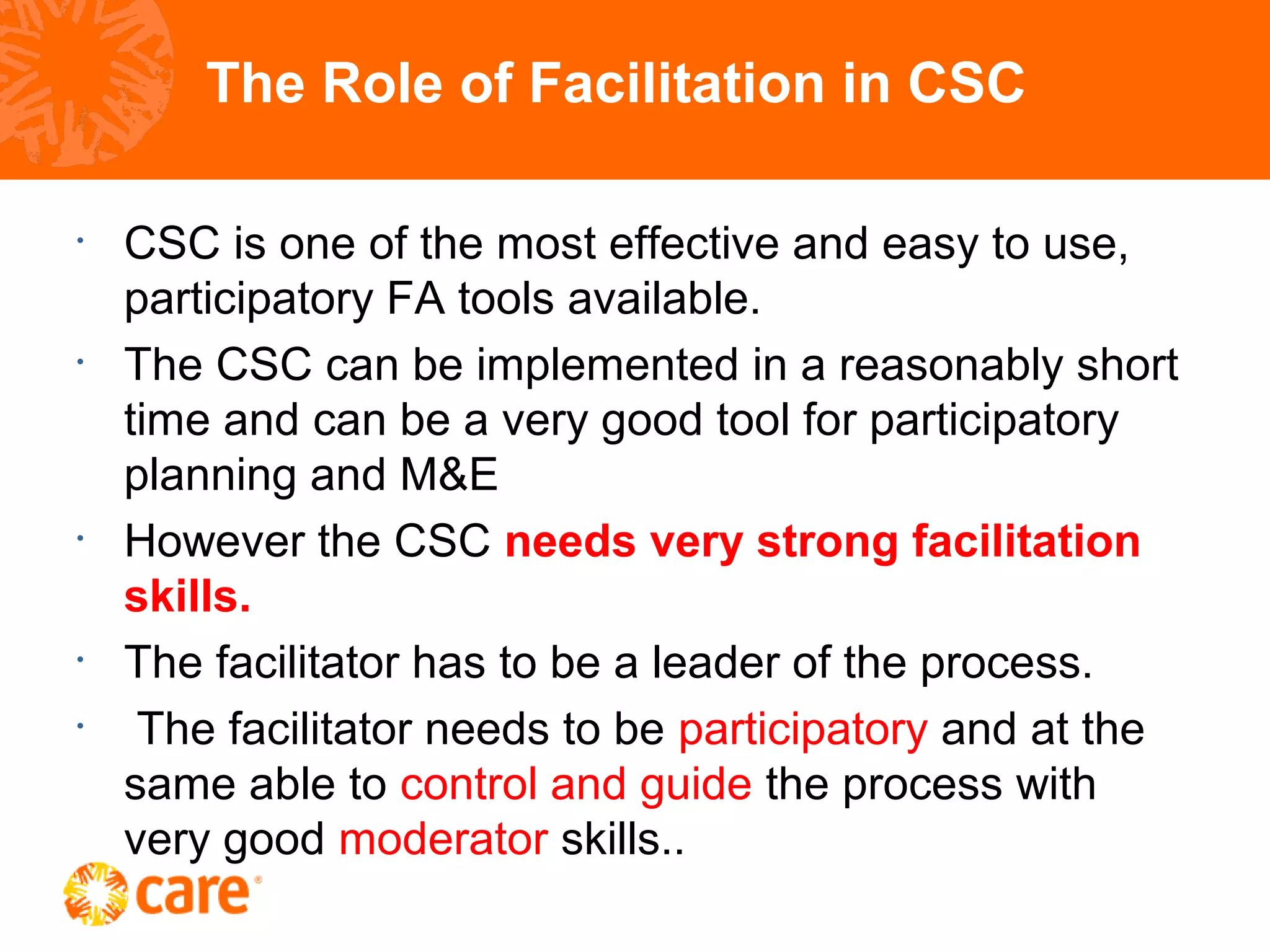 CSC facilitation tips | PPT