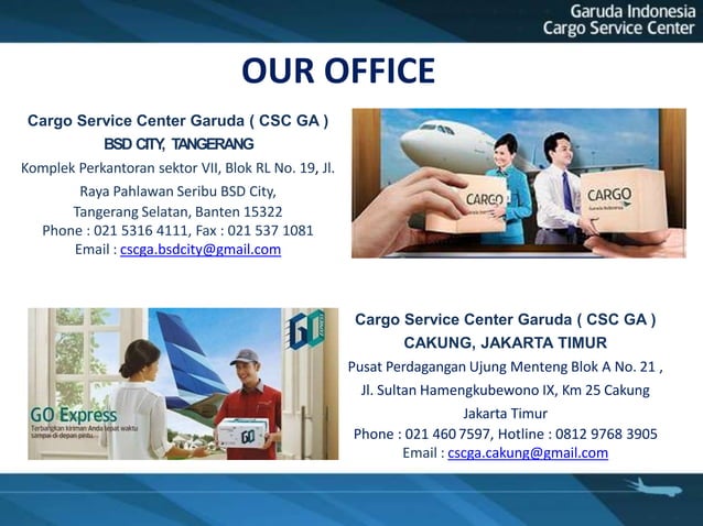 CARGO SERVICE CENTER | PPT
