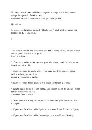 CSCI 340 - Introduction to Database - Project 1Instructor | PDF
