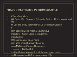 CSCI 494 - Lect. 3. Anatomy of Search Engines/Building a Crawler | PPTX