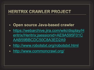 CSCI 494 - Lect. 3. Anatomy of Search Engines/Building a Crawler | PPTX