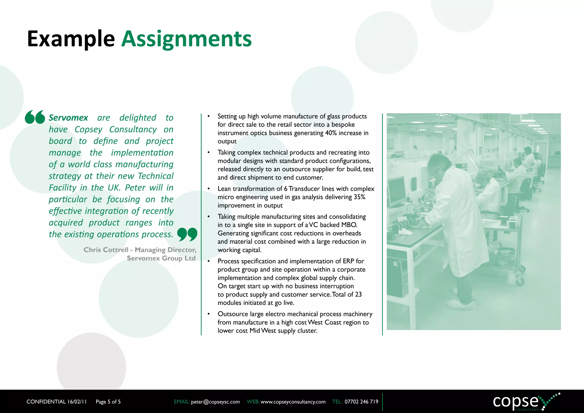 CSC Industry Consultancy Overview | PPT