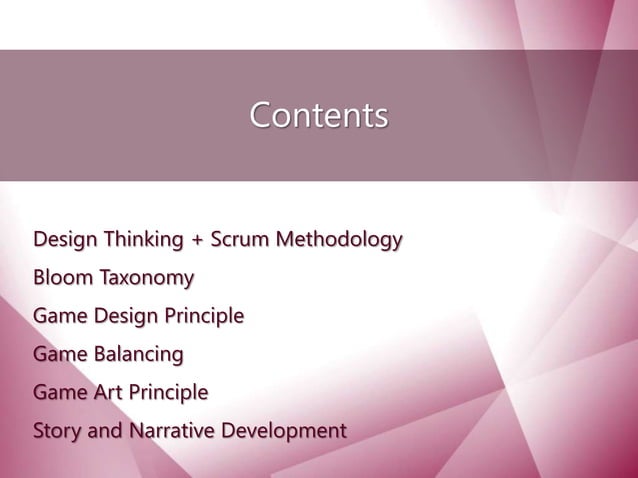 Process of Game Design | PPT