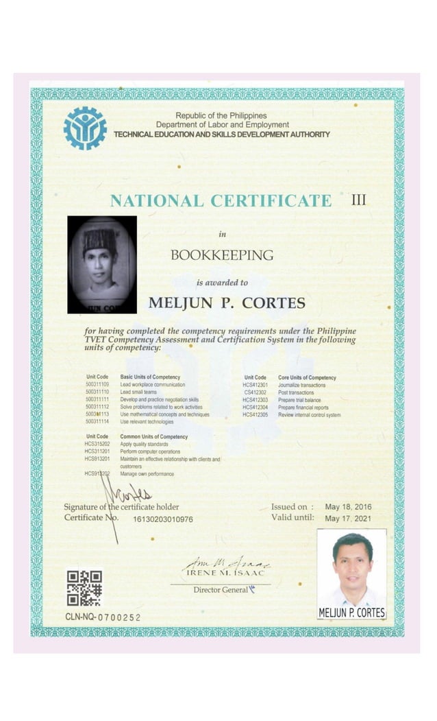 CSC ELIGIBILITY and TESDA of MELJUN CORTES | PDF