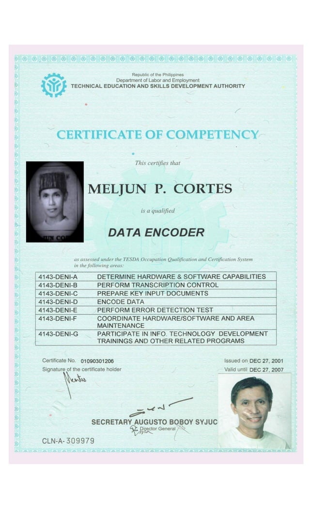 CSC ELIGIBILITY and TESDA of MELJUN CORTES | PDF