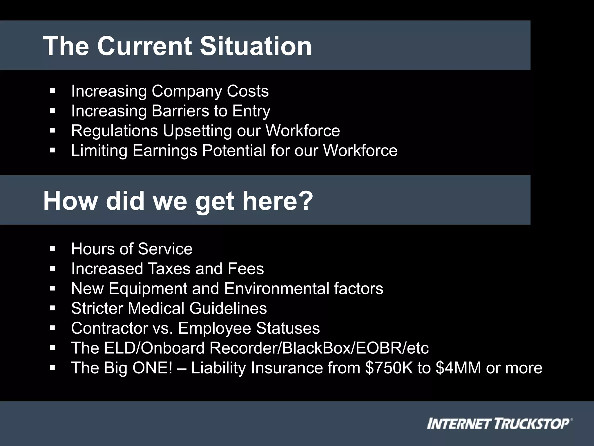 CSCMP 2014 - Capacity Crunch: Utilizing Technology to Overcome Capacity ...