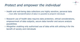 Safe use of personal data in research | PPTX