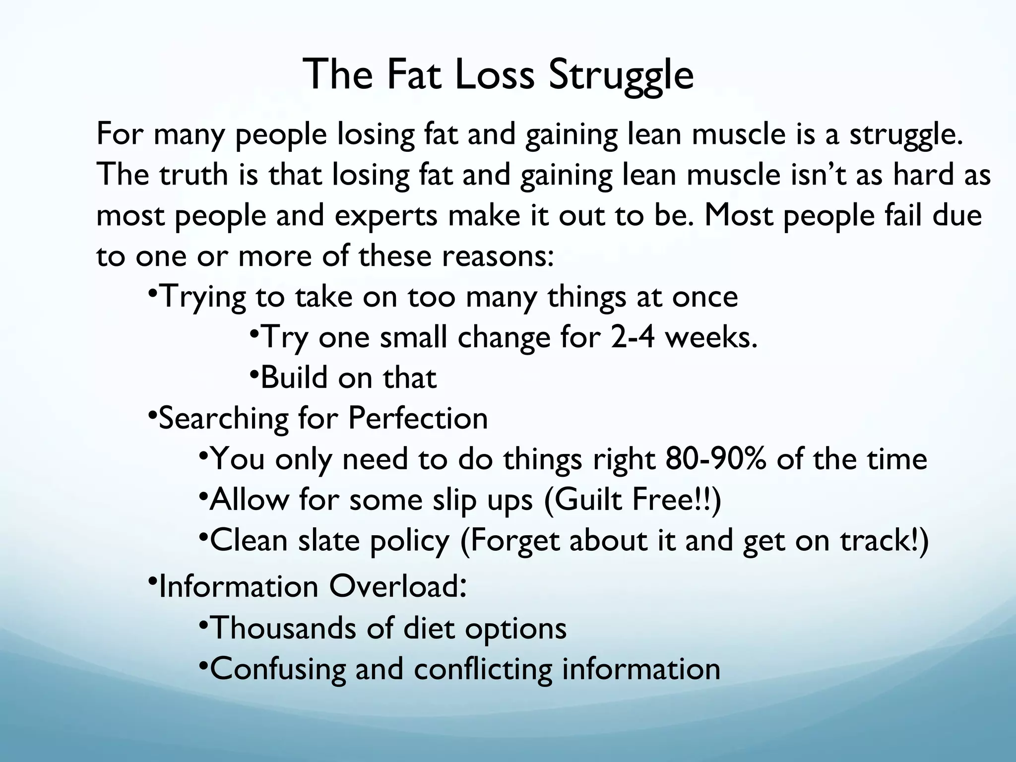 CSC Nutrition Guide | PPT