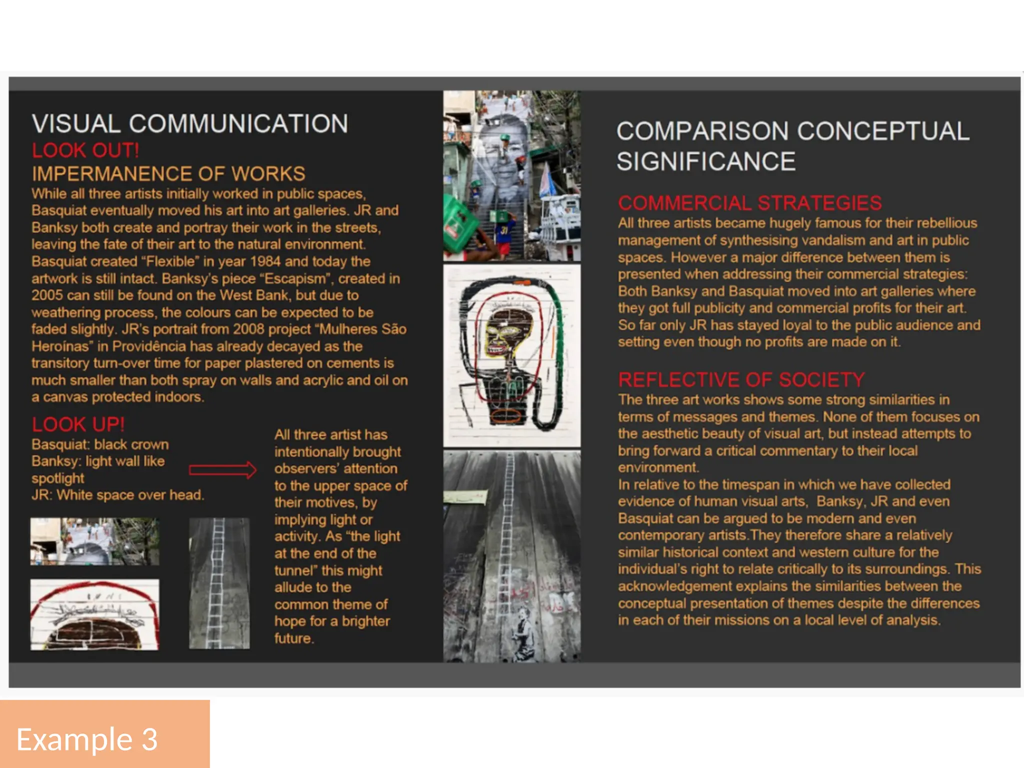 IBDP visual arts - CS 3-way comparison scoring guide | PPTX
