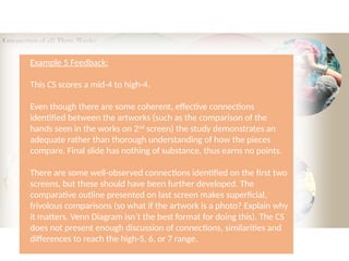 IBDP visual arts - CS 3-way comparison scoring guide | PPT | Free Download
