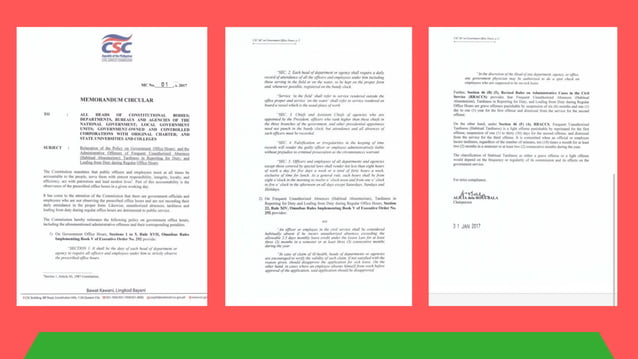 CSC on Habitual Tardiness and Absences..pptx