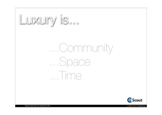 CScout _ The Future of Luxury | PPT