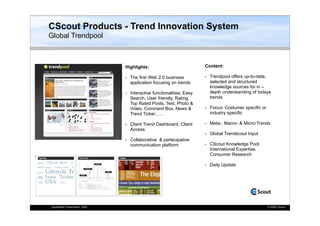 CScout _ The Future of Luxury | PPT