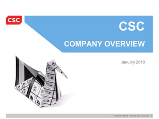CSC Overview | PPT