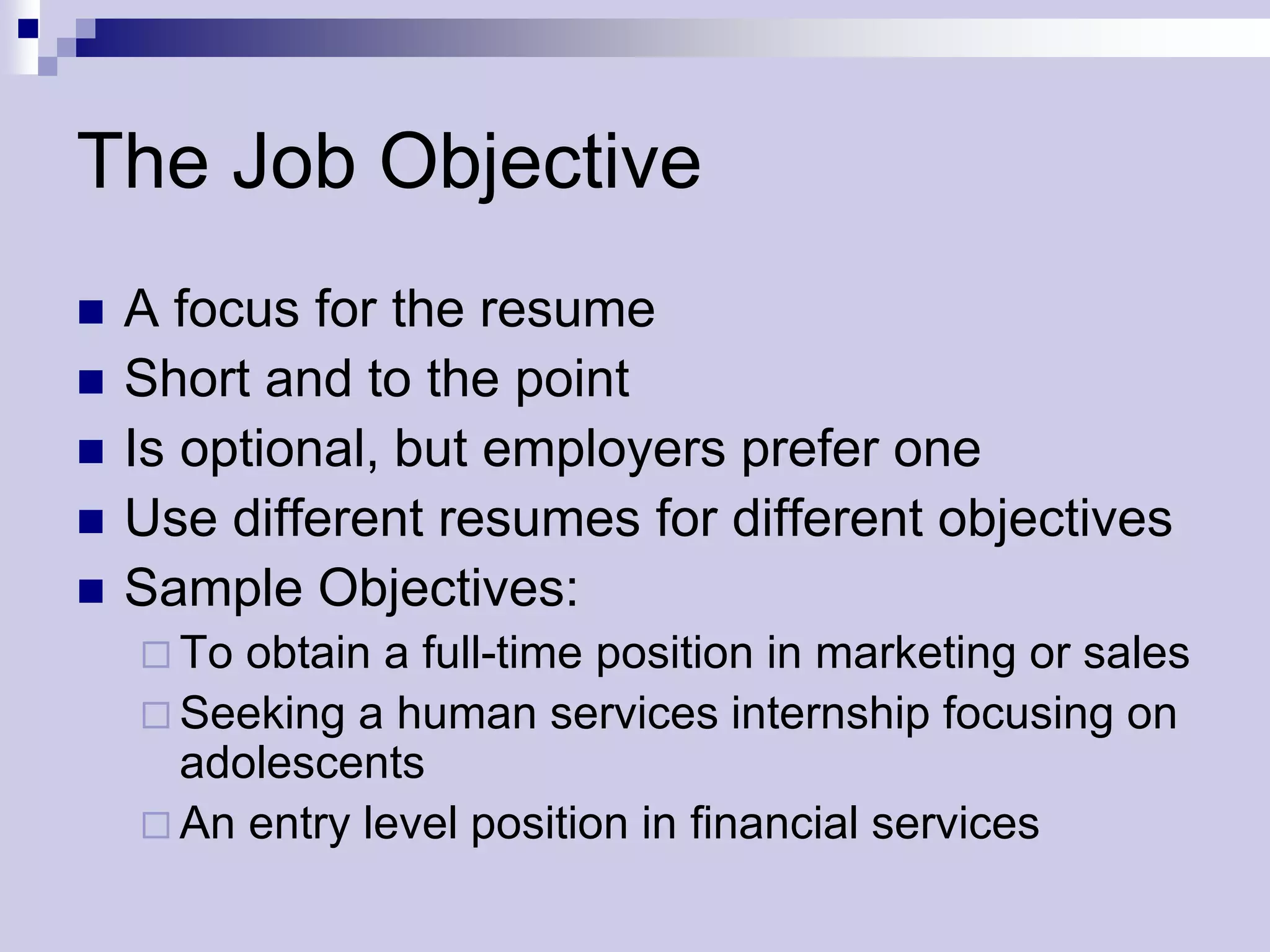 Csc overview.resume | PPT